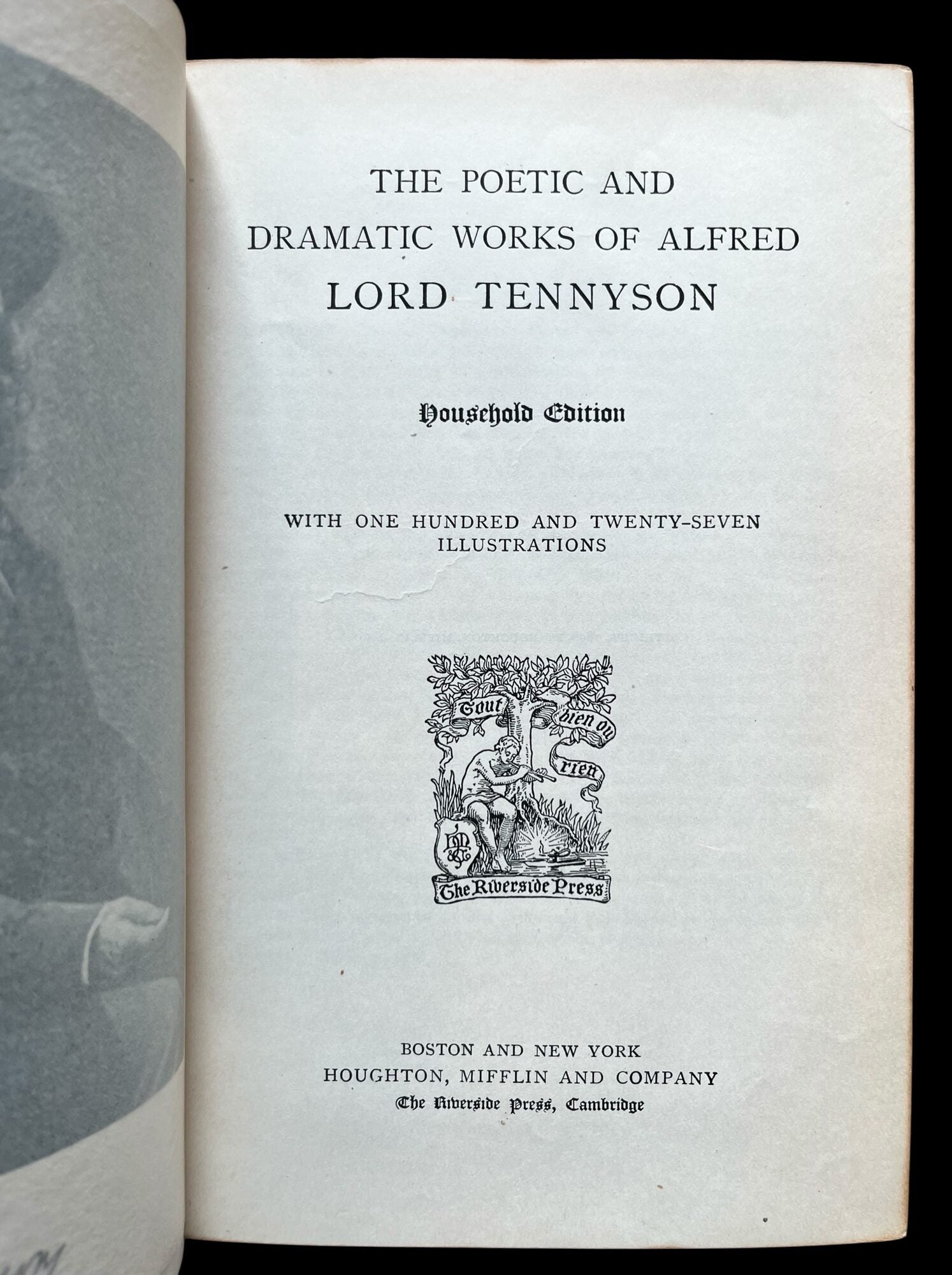 The Poetic and Dramatic Works of Alfred Lord Tennyson. With One Hundred ...